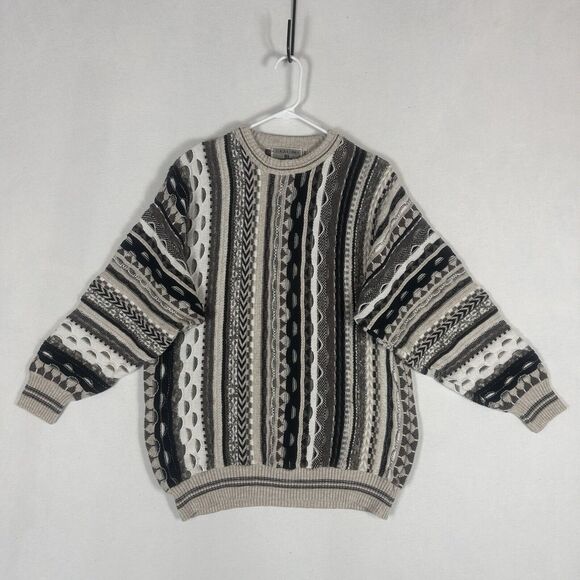 Idea Uomo | Sweaters | Vintage Idea Uomo Sweater Mens Large Textured 3d ...